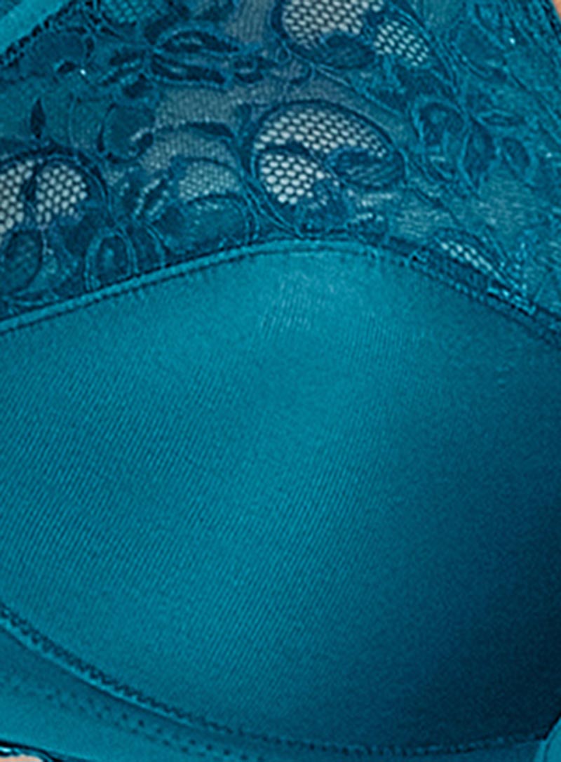 Glamorise: Magic Lift Full Figure Support Bra Dark Teal – DeBra's