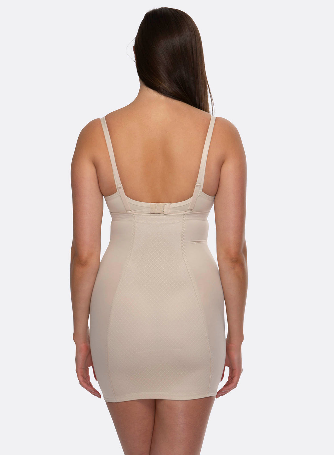 Hush Hush: Whisper Firm Control Slip With Hidden Thong Nude – DeBra's