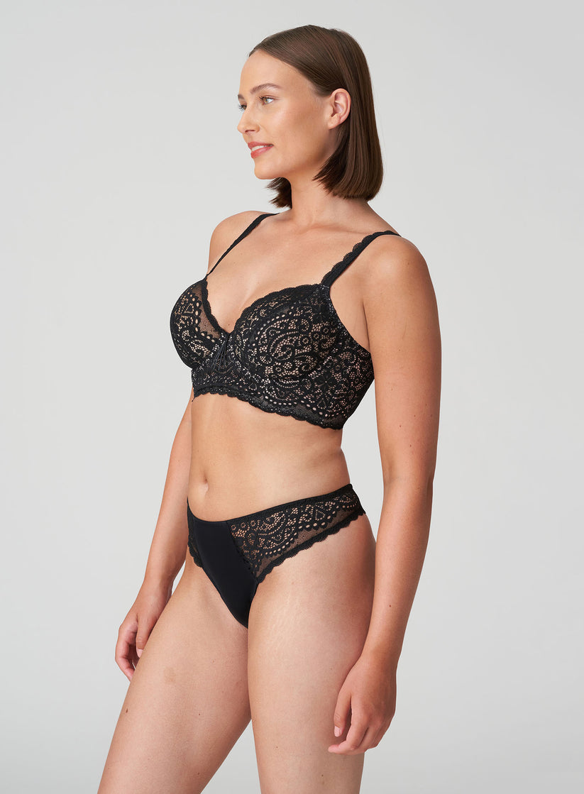 PrimaDonna Twist: I Do Deep Plunge Balcony Longline Bra Black – DeBra's
