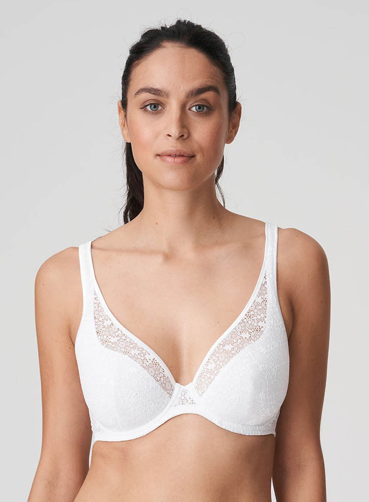 PrimaDonna Twist: Epirus Half Padded Plunge Underwired Bra White – DeBra's